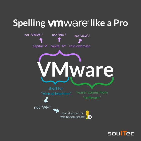[VMware] How to spell VMware like a Pro | souITec